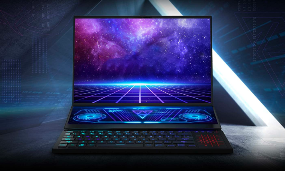 Save $800 on an ASUS ROG gaming pc with two screens, plus extra of the ...
