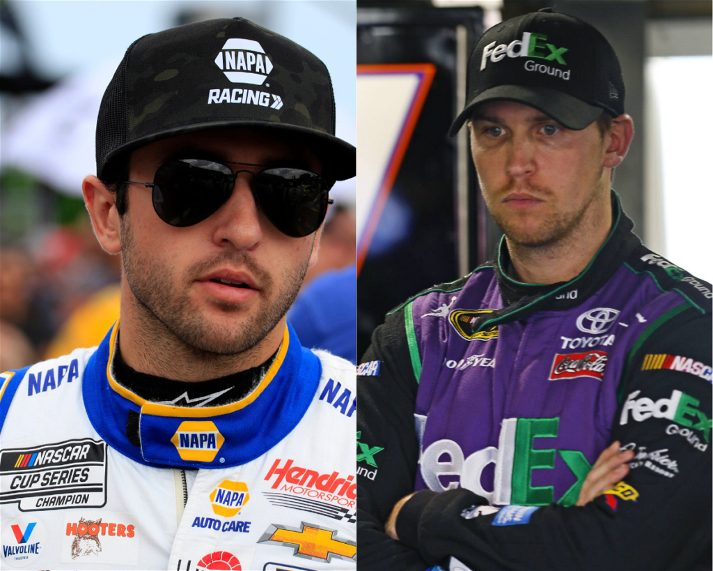 Denny Hamlin Claps Relieve at Scamper Elliott’s “Bulls**t Pass” as ...
