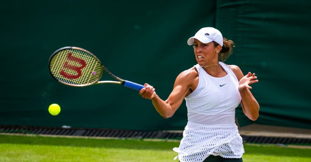 Peer Madison Keys swap hands midpoint for an fabulous Wimbledon moment ...