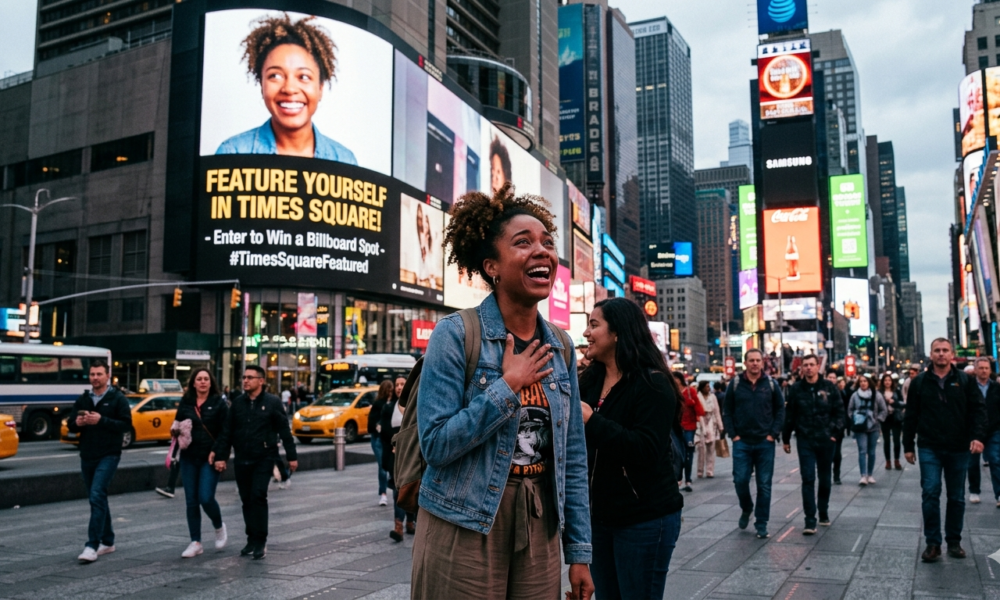 Get Featured in Times Square Billboard GoViral Viral 2026